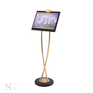 Golden Welcome Stand | Mirzaee Group